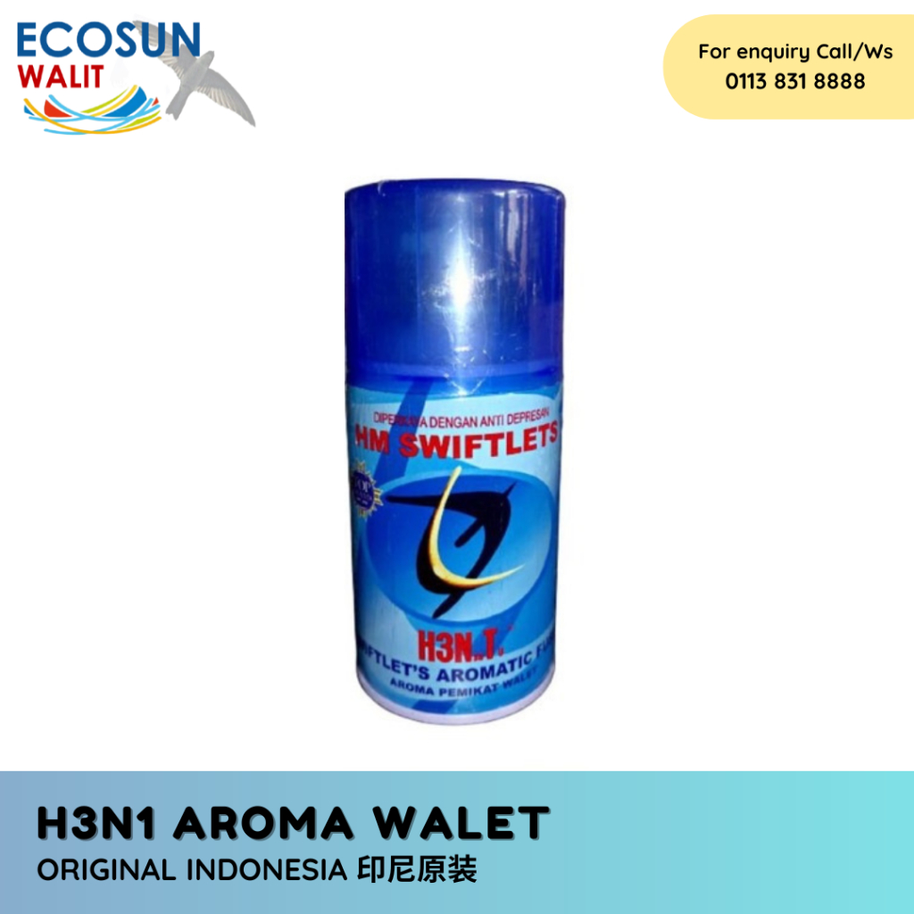 H3N1 (SWIFTLET AROMA/HORMON PEMIKAT BURUNG WALIT) | Shopee Malaysia