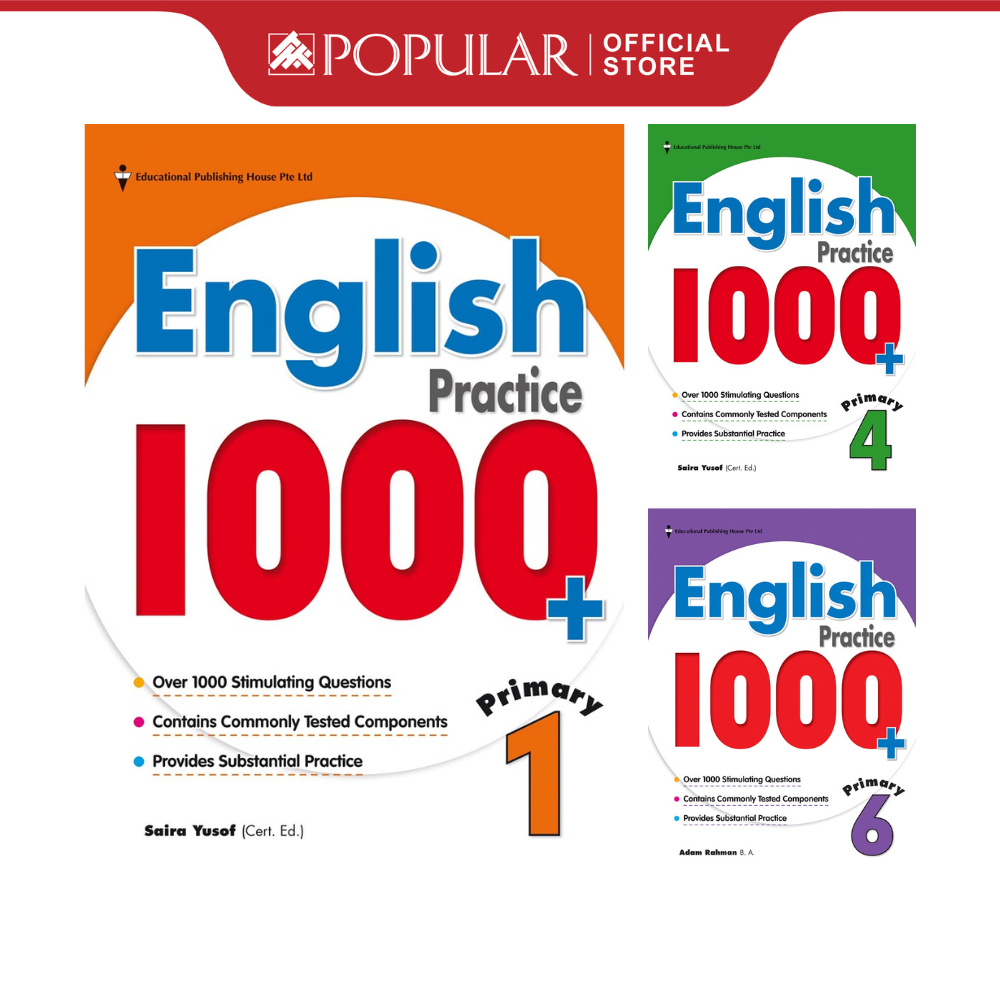 EPH(S) Primary 1- 6 English Practice 1000+ | Shopee Malaysia