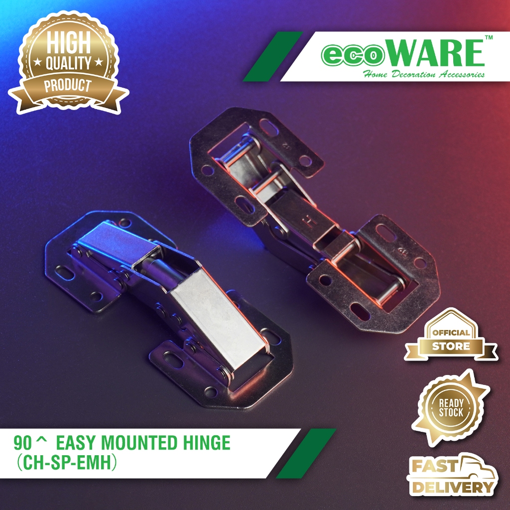 ecoWARE 90^ Easy Mounted Hinge Door hinge Furniture Door Hinge Kitchen ...