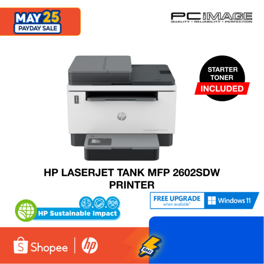 HP LaserJet Tank MFP 2602sdw Printer (2R7F5A) | Shopee Malaysia