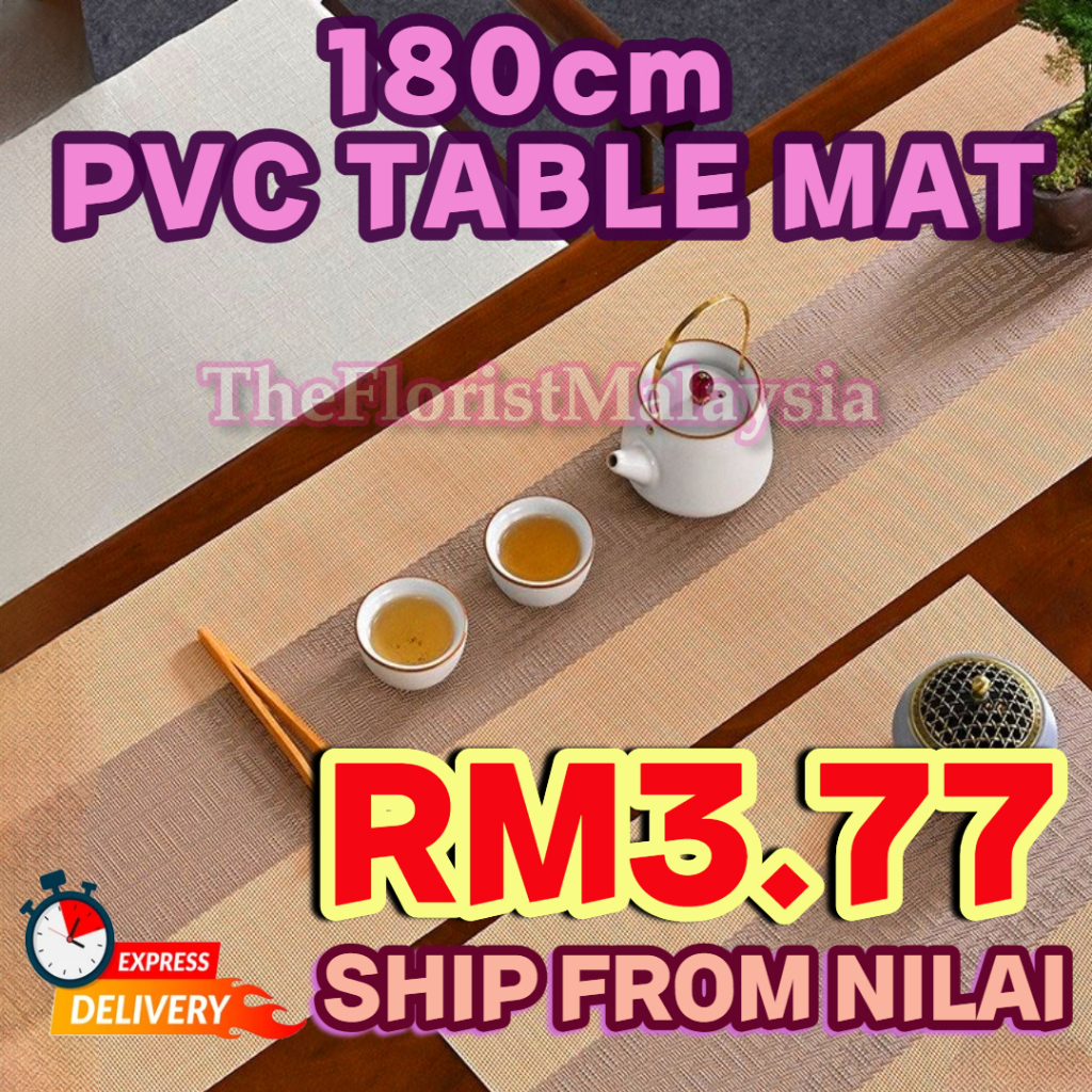 🔥𝑺𝑻𝑨𝑰𝑵𝑷𝑹𝑶𝑶𝑭🔥Dining Table Placemat Non Slip PVC Table Runner Mat Heat ...