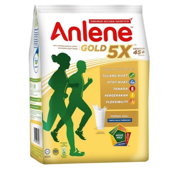ANLENE Gold 5X High Calcium High Protein Plain Milk Powder For Well ...
