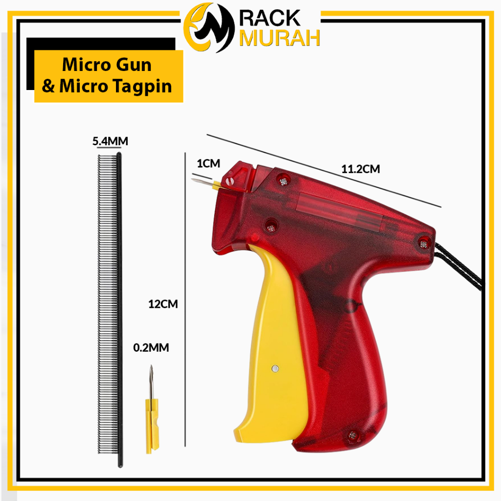 MICRO STITCH GUN AND MINI TAGPIN MICRO TAGGING STITCH TOOL FOR CLOTHING ...