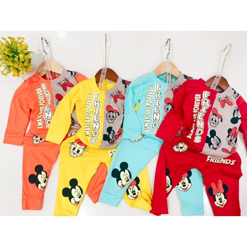 7-18KG 6M-5YEAR OLD Kids Pyjamas Set Children Sleepwear Baju Tidur ...