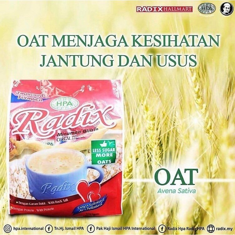 RADIX CEREAL HPA - ORIGINAL | Shopee Malaysia