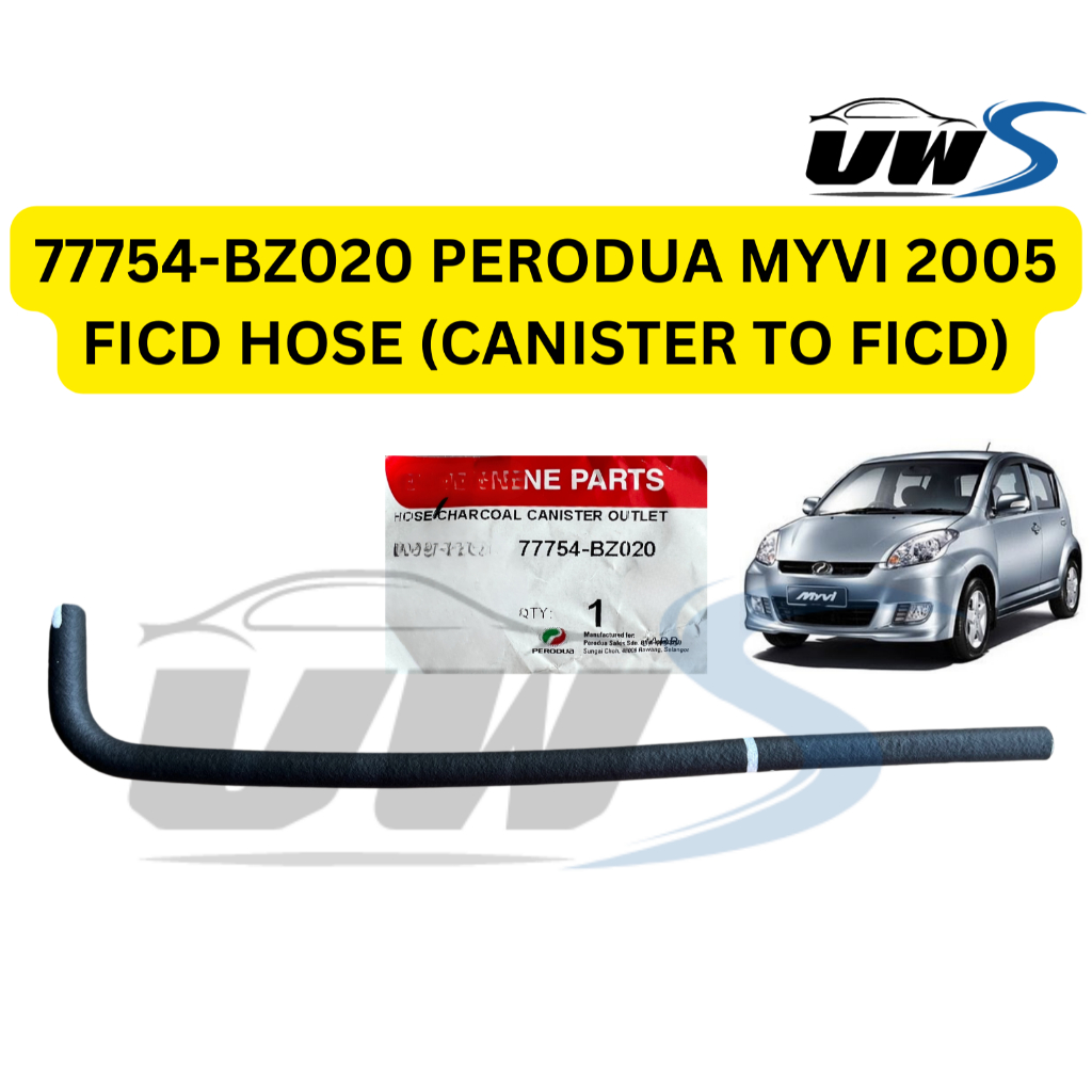 77754-BZ020 PERODUA MYVI 2005 FICD HOSE (CANISTER TO FICD) | Shopee ...
