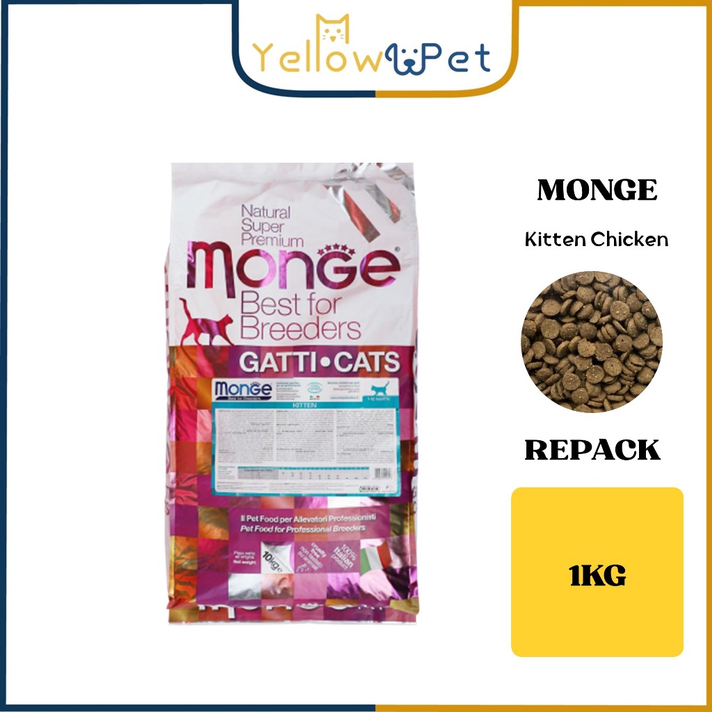 Monge Cat Dry Food Kitten 1kg (Repack) | Shopee Malaysia