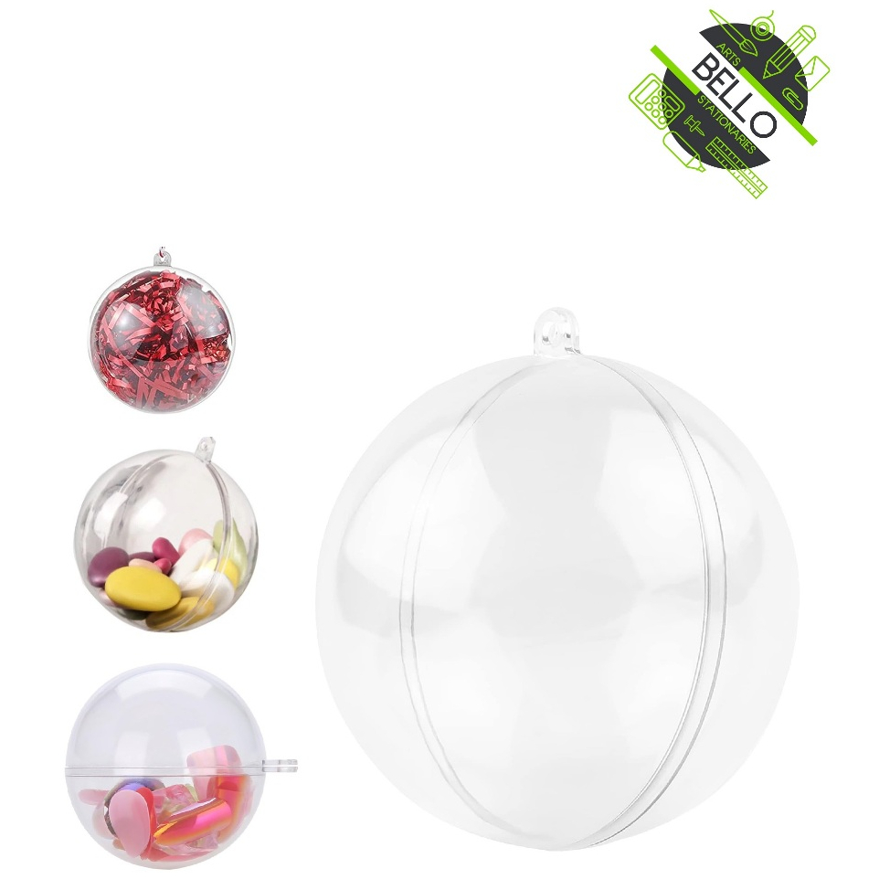 Fillable Ornaments Ball Clear Plastic for Art Diy and Craft 透明球 ...