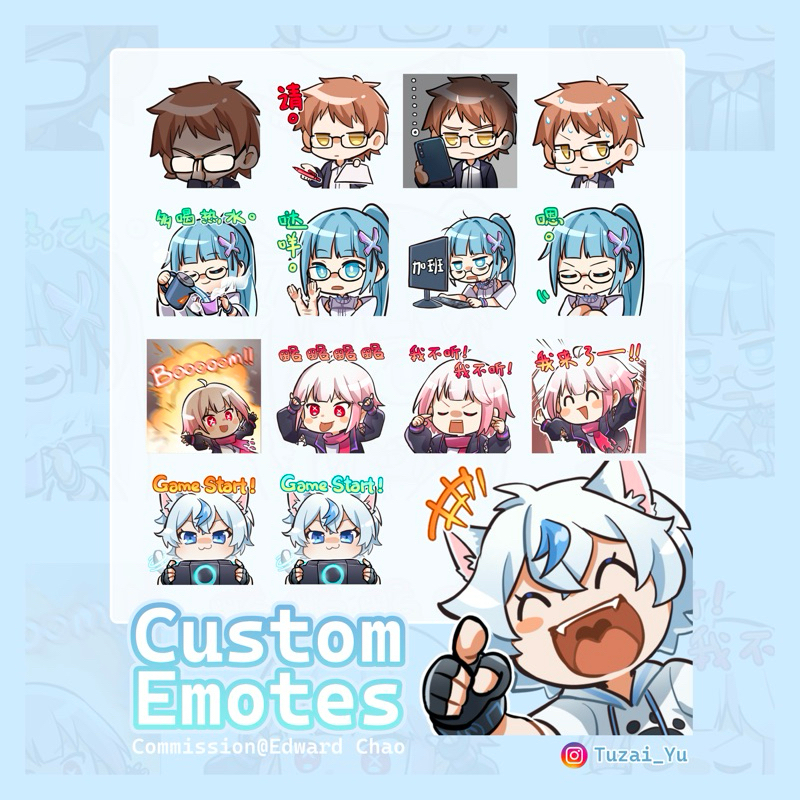 Custom memes Emote DM for more info | Shopee Malaysia