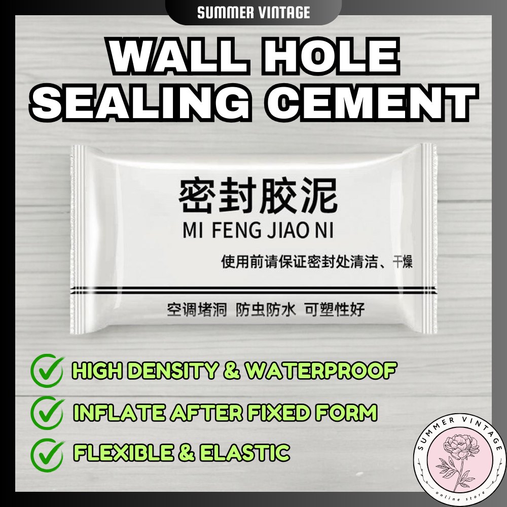 Wall Hole Sealing Cement Waterproof Glue Repair AirCon Household Tool ...