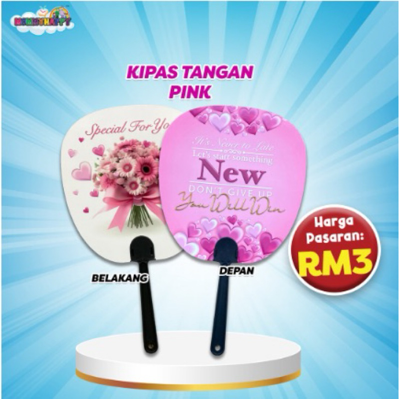[READY STOCK] KIPAS TANGAN (HAND FAN) - doorgift / Merdeka / Hari ...