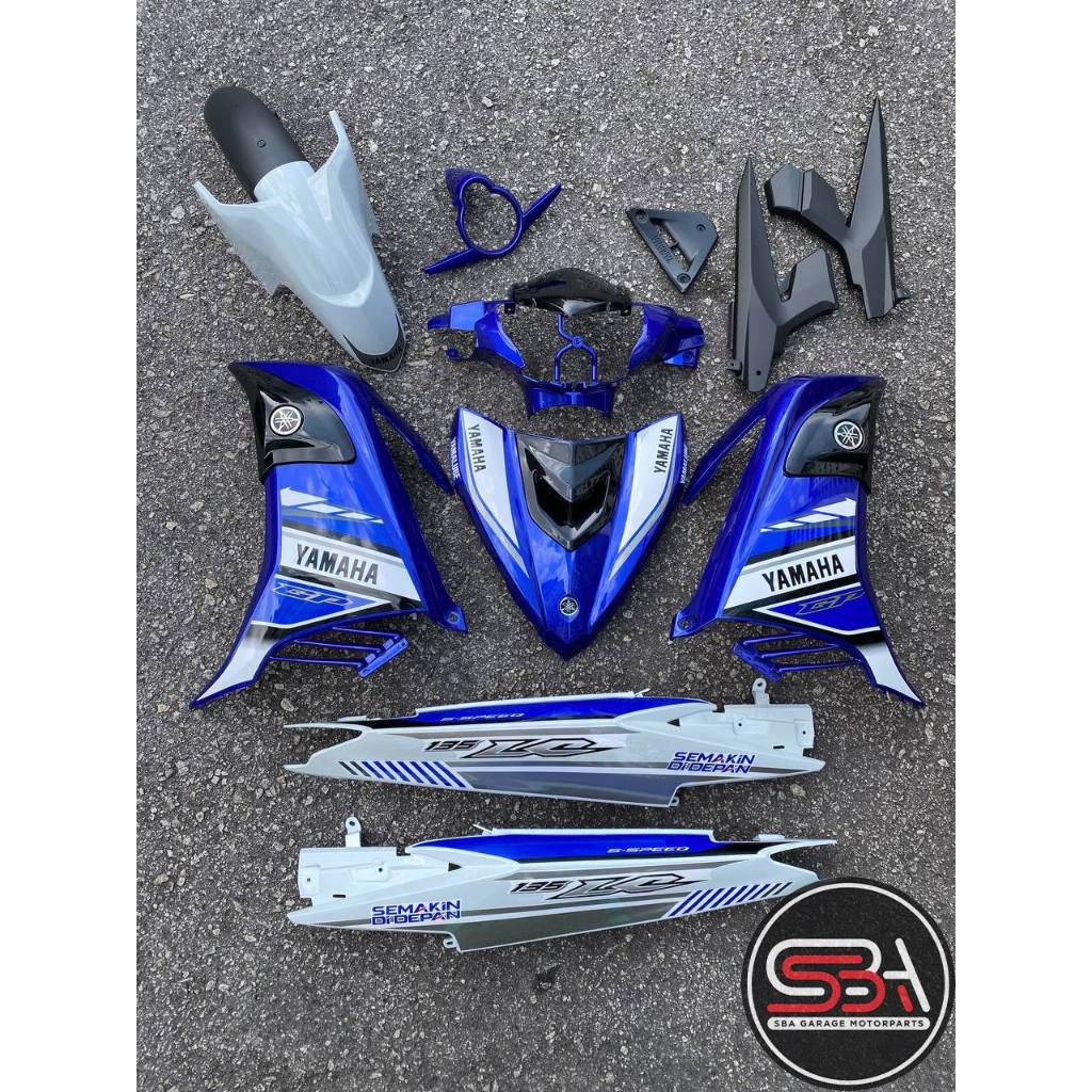 COVERSET BODYSET YAMAHA LC LC135 V6 V7 DR S BLUE GP BIRU CODE 038 ...