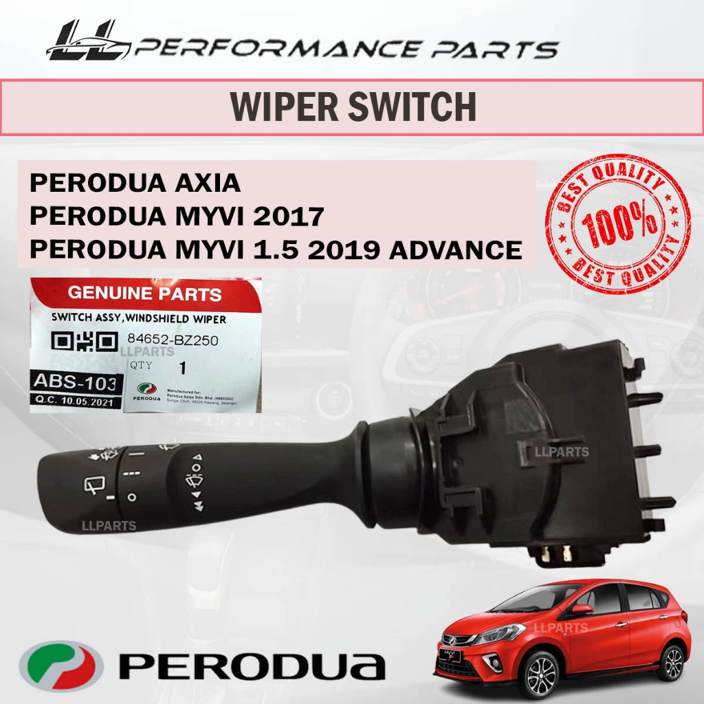 Original Perodua Axia / Myvi 2017 / Myvi 1.5 2019 Advance Wiper Switch ...