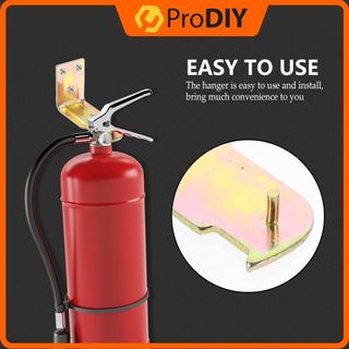 Bracket for Fire Extinguisher Hook Heavy Duty Gold Holder Hanger Wall ...