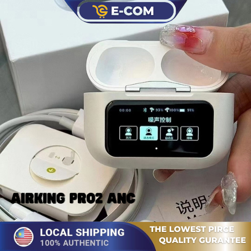 Premium A9 Pro 2 Smart Touch Screen Bluetooth Earphone ANC Noise ...