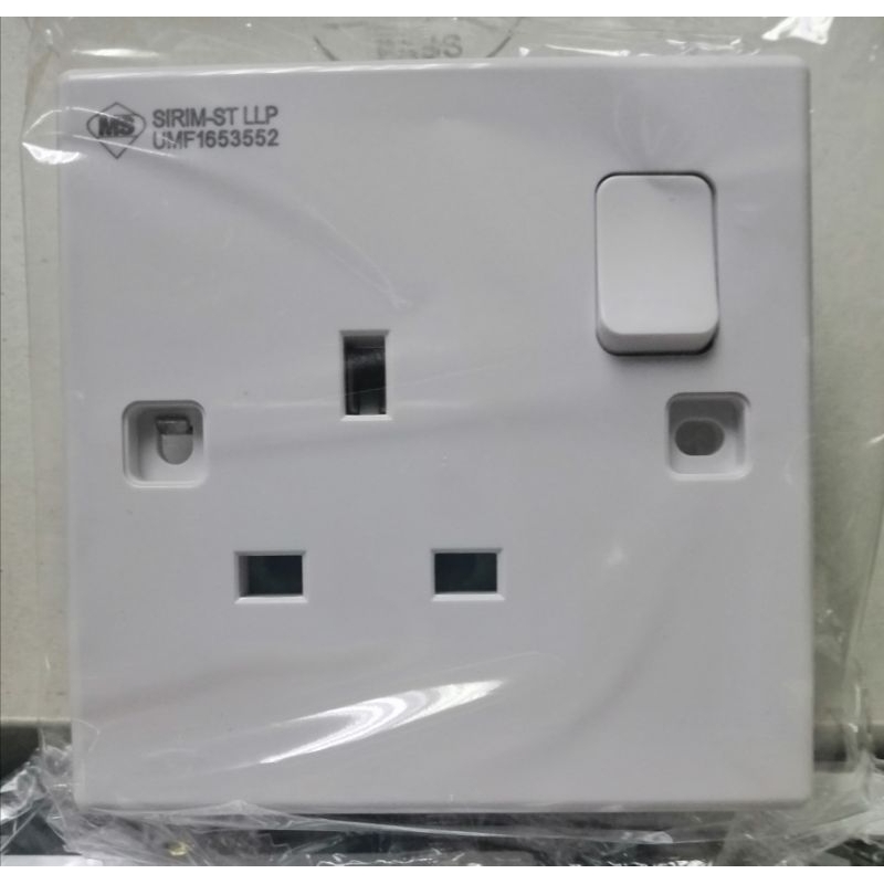 UMS 2913A 13A 1G PVC SWITCH SOCKET OUTLET | Shopee Malaysia