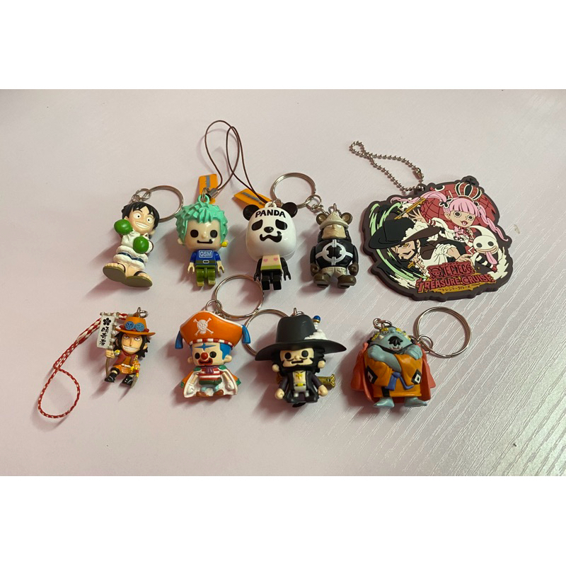 One piece keychains (used) | Shopee Malaysia