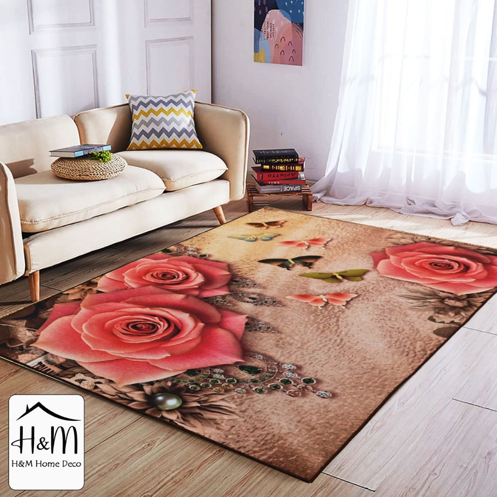 3D Carpet Size L 120x180cm Carpet Murah Carpet Livingroom Bedroom Carpet Dining Table Indoor Rug Fabric 3D Velvet Carpet Shopee Malaysia