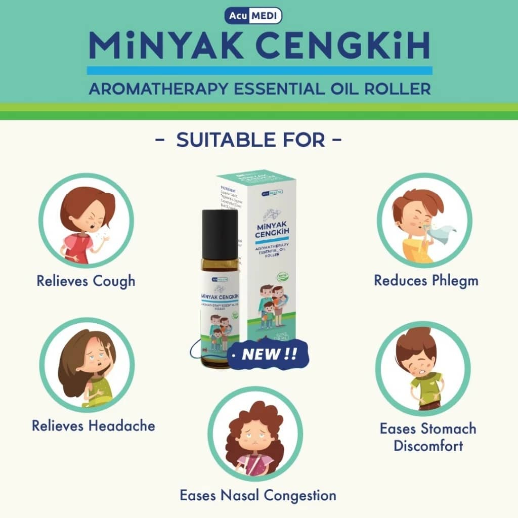 AcuHealth No More Cough Minyak Cengkih Natural Aromatherapy Essential ...
