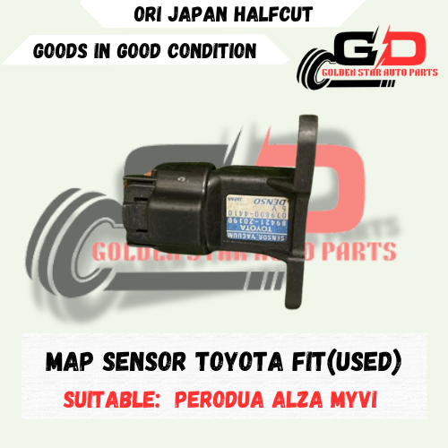 MAP SENSOR TOYOTA FIT PERODUA ALZA MYVI (USED) | Shopee Malaysia