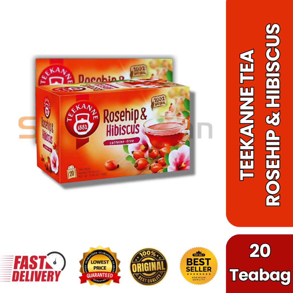 Teekanne TEA / TEH BUNGA Rosehip & Hibiscus Flowers | Shopee Malaysia