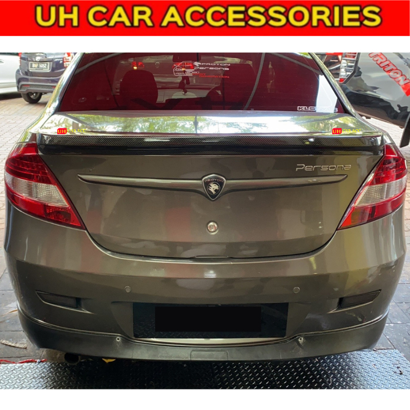 PROTON PERSONA ELEGANCE 2010-2015 OEM ABS CARBON LOOK SPOILER | Shopee ...