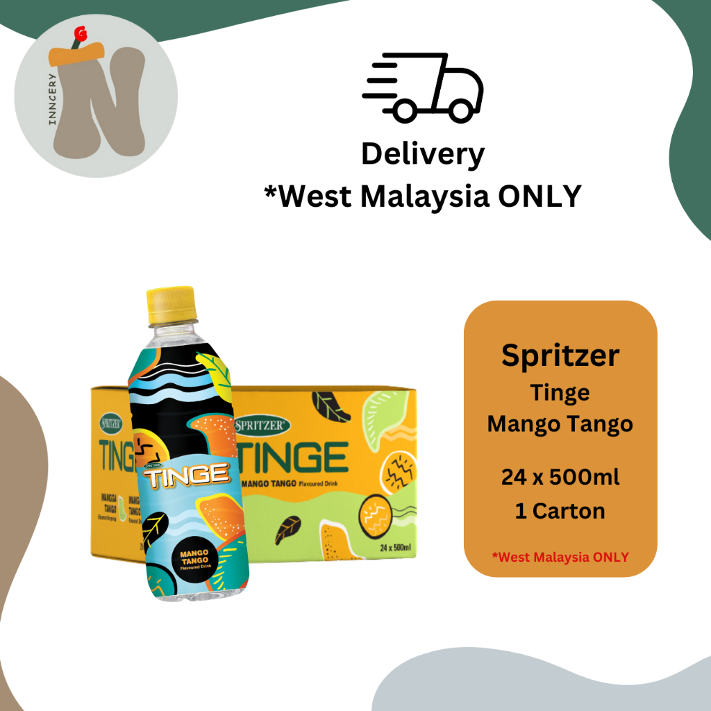 Spritzer Tinge Mango Tango 24 x 500ml | Shopee Malaysia