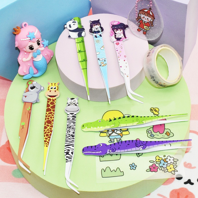 Cute Cartoon Metal Tweezers Tape Sticker 1 pair | Shopee Malaysia