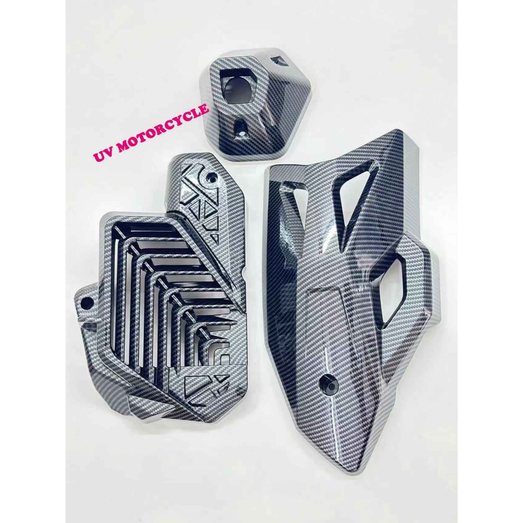 ADV160 RADIATOR COVER CARBON MUFFLER & CAP ADV | Shopee Malaysia