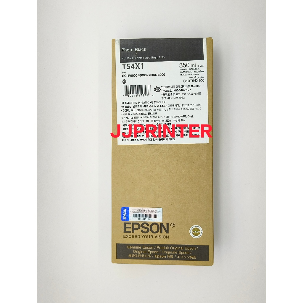 Original EPSON SureColor P6000 P7000 P8000 P9000 Ink Cartridge 350 ml ...