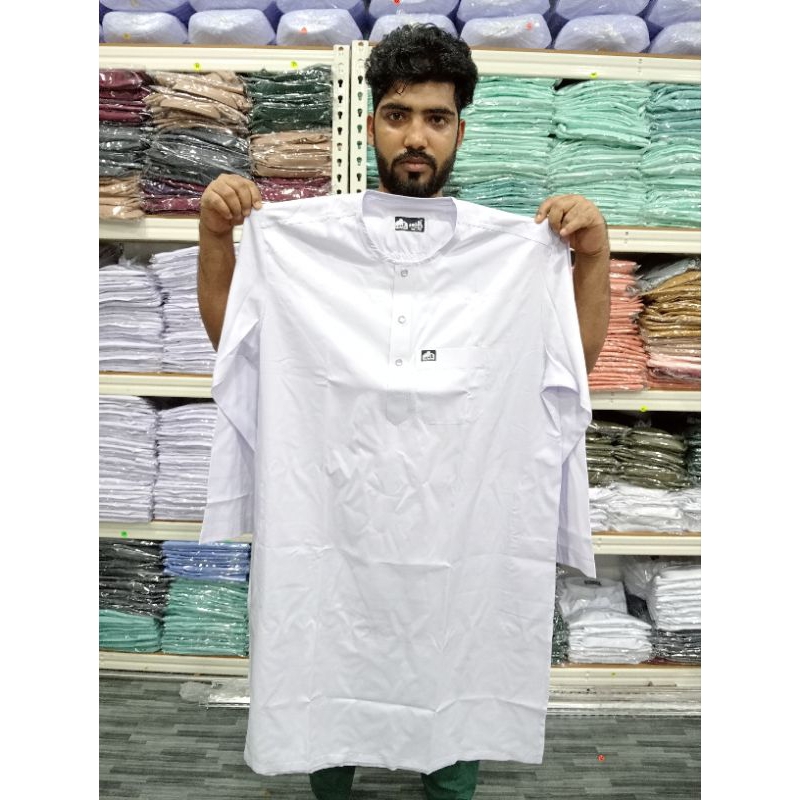 kurta labuh kain cotton Pakistan haji . original Pakistan Dewasa ...