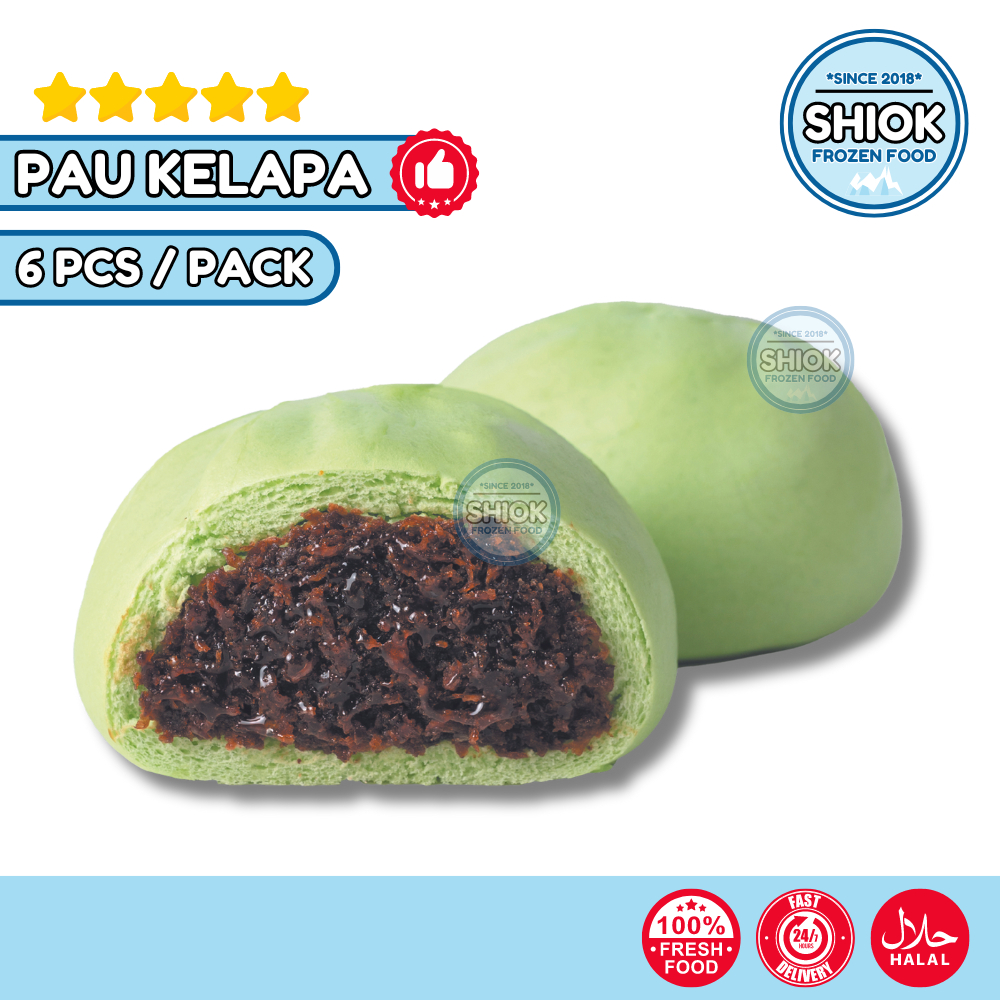 HALAL Dim Sum | Pau Kelapa - Coconut Pau | 6pcs / Pack (KV Area SHJ ...