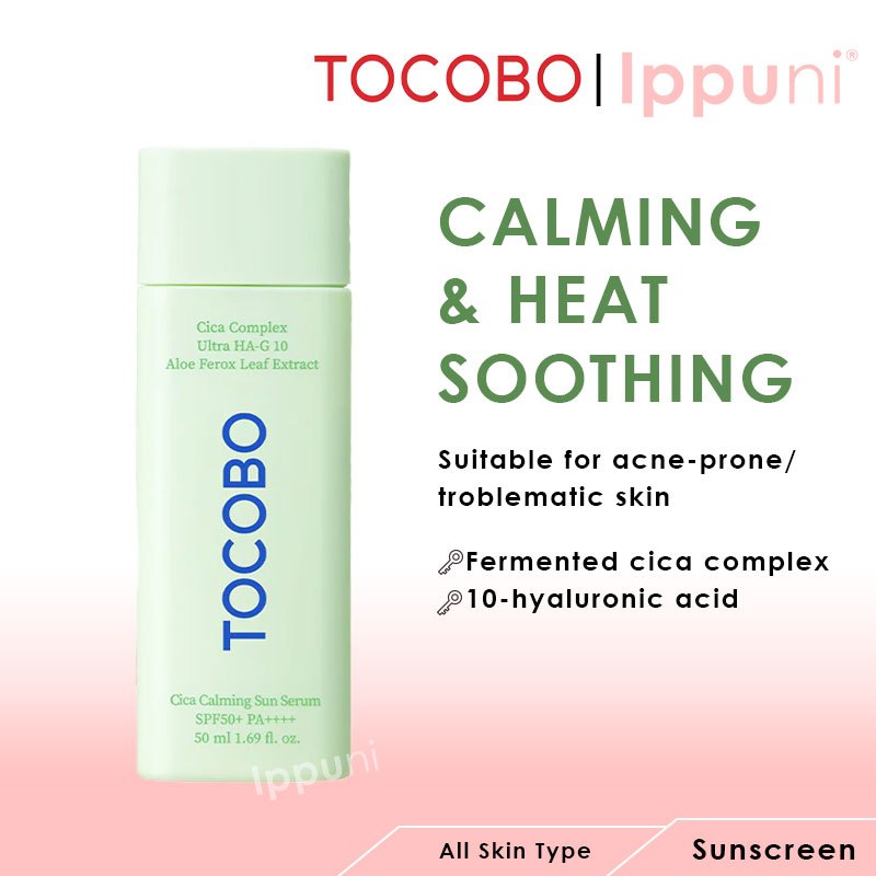 Tocobo Cica Calming Sun Serum SPF50+ PA++++ 50ml | Shopee Malaysia