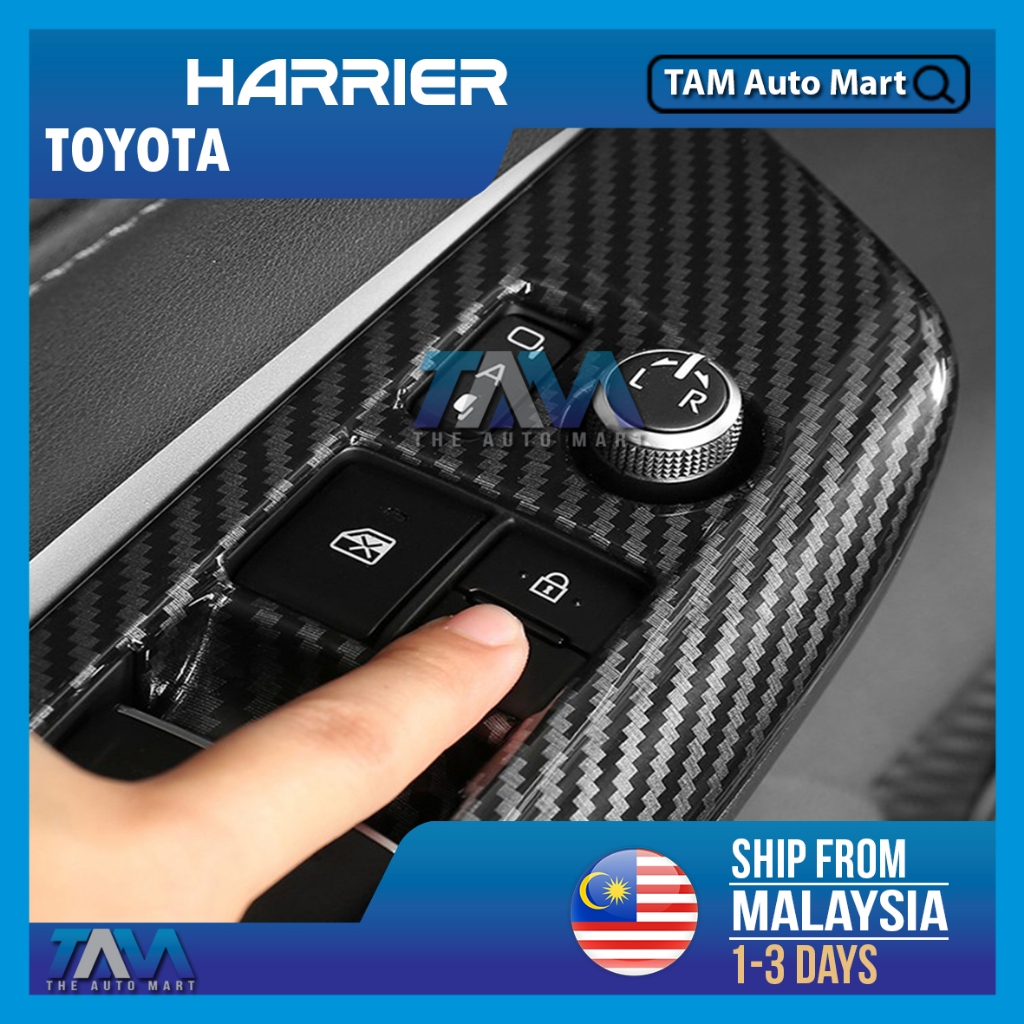 Toyota Harrier 4th Gen XU80 Window Switch Panel Cover Window Lift Panel ...