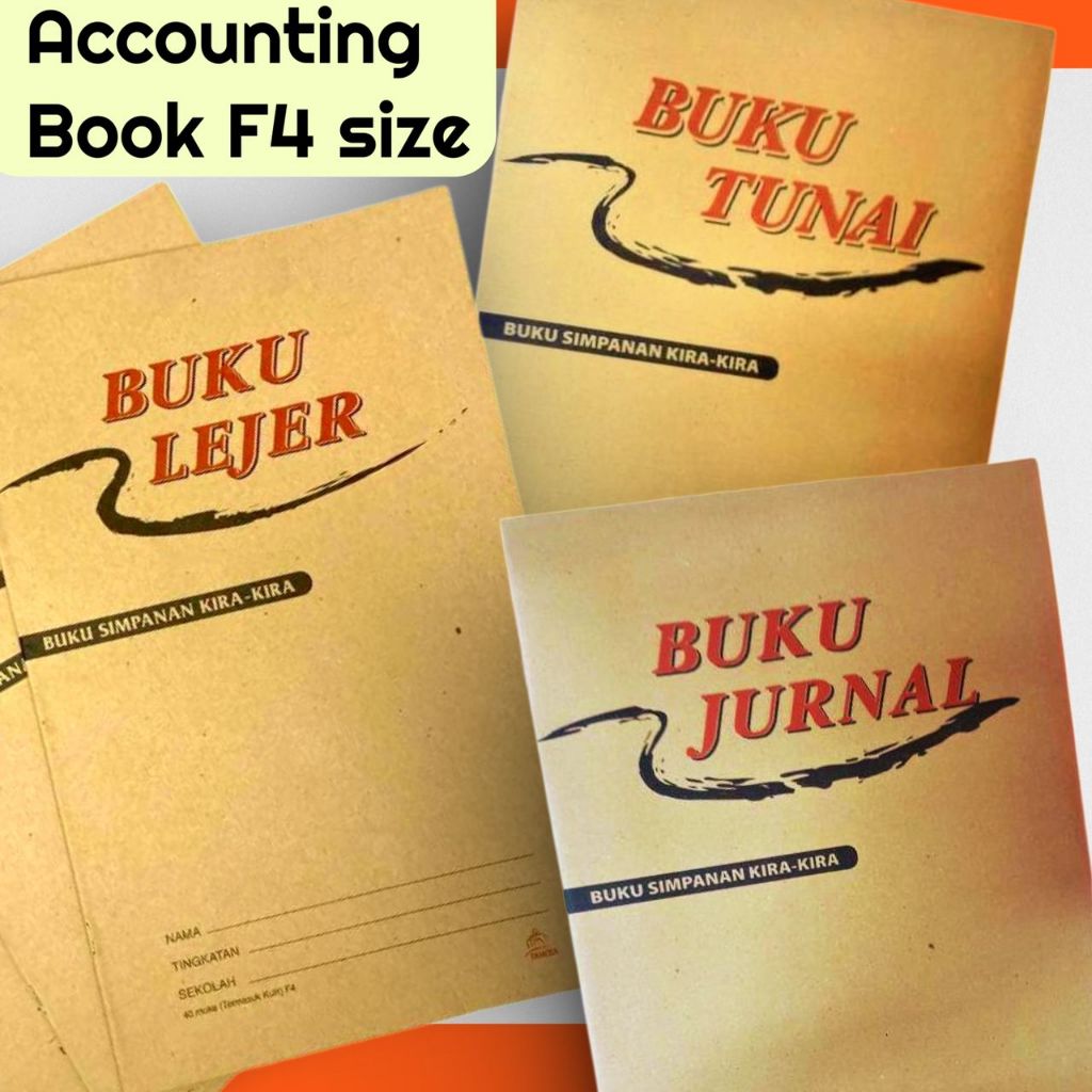 AKINA SAVE Famosa F4 Account Book Cash Book Journal Book Ledger Book ...