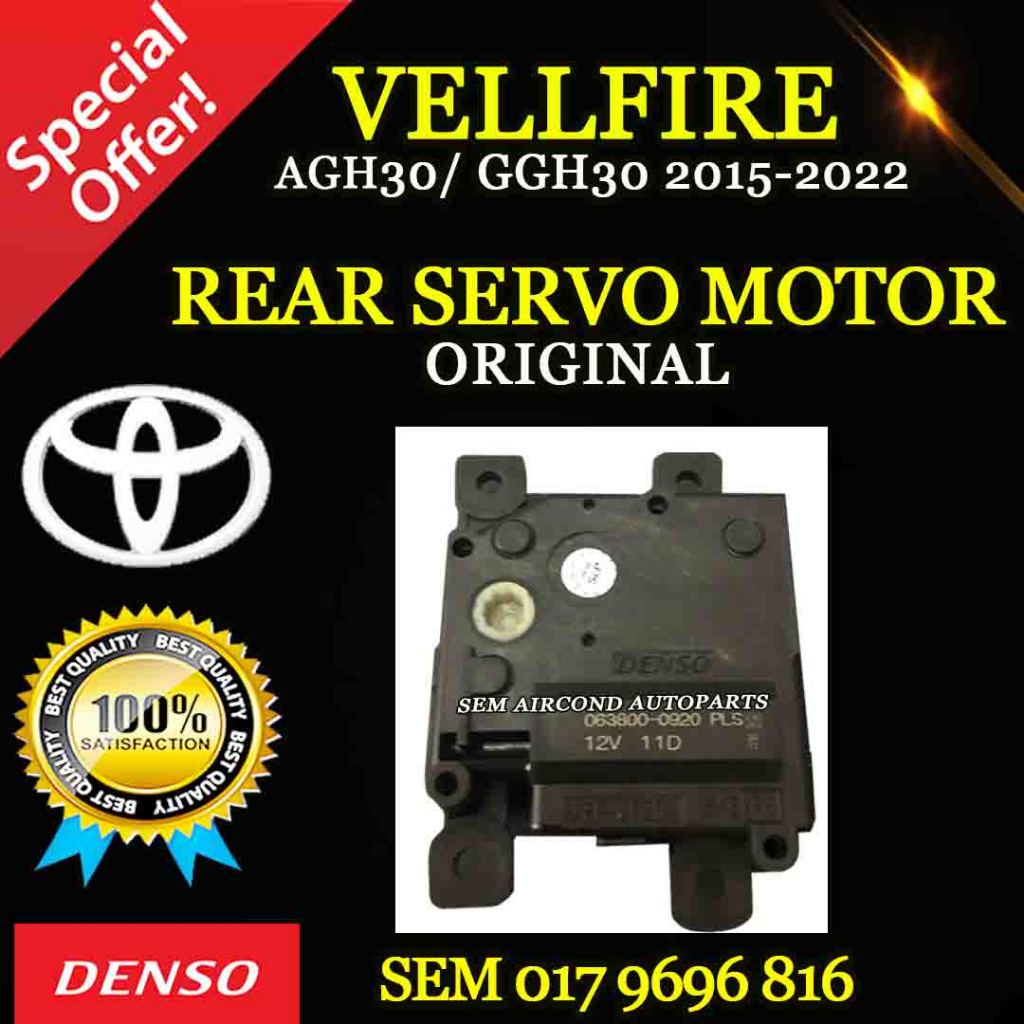 TOYOTA VELLFIRE AGH30/ GGH30 2015-2022 YEAR ORIGINAL DENSO REAR SERVO ...