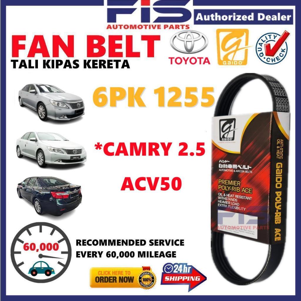 FIS Gaido Fan Belt Toyota Camry ACV50 2.5 Air Cond Alternator Power ...