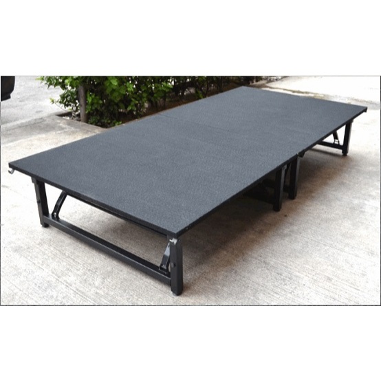 Foldable Mobile stage (size: 120W x 240L x 30H cm), Stage 4ft x 8ft x ...