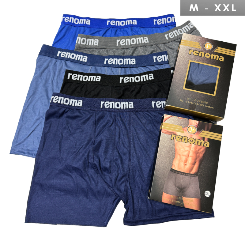 (3 Pcs) Boxer Lelaki Underwear Man Celana Seluar Dalam Lelaki Dewasa ...