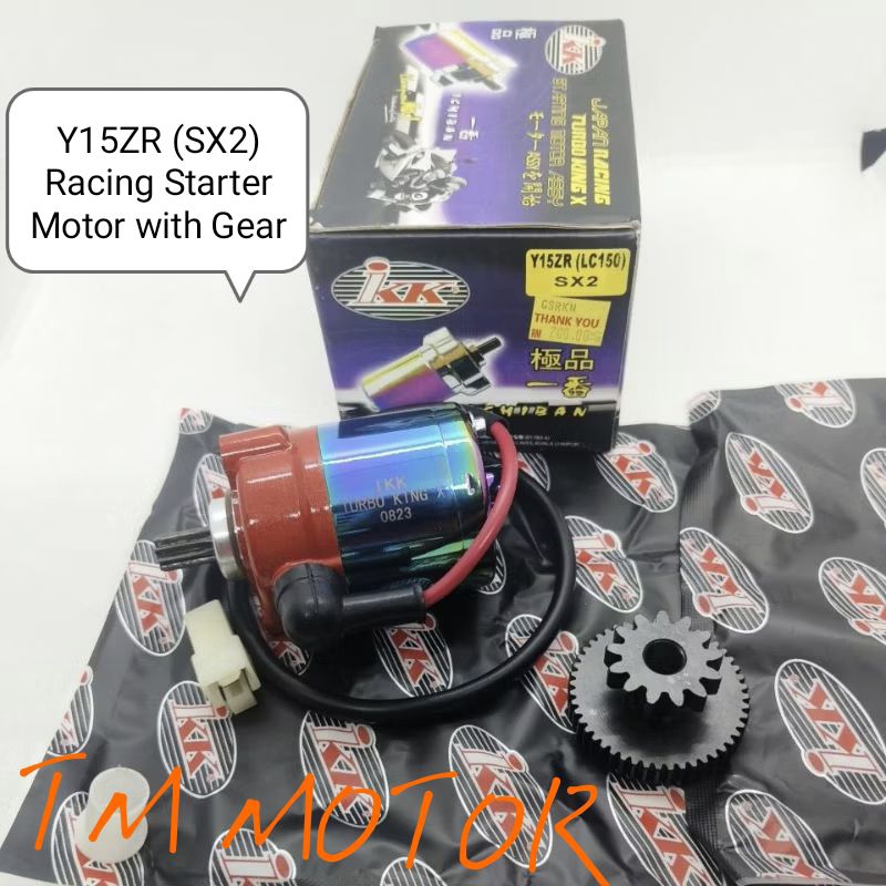 IKK Racing Turbo King X Starter Motor (SX2) Y15ZR/LC150 | Shopee Malaysia