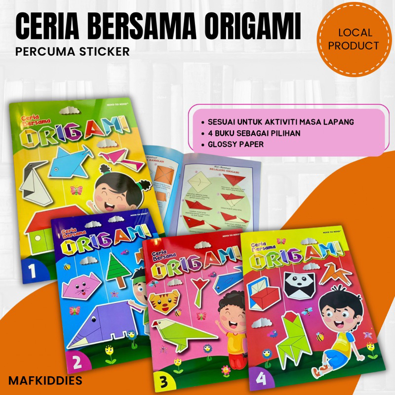 MIND TO MIND : CERIA BERSAMA ORIGAMI - PRASEKOLAH - TADIKA - SENI KRAF ...