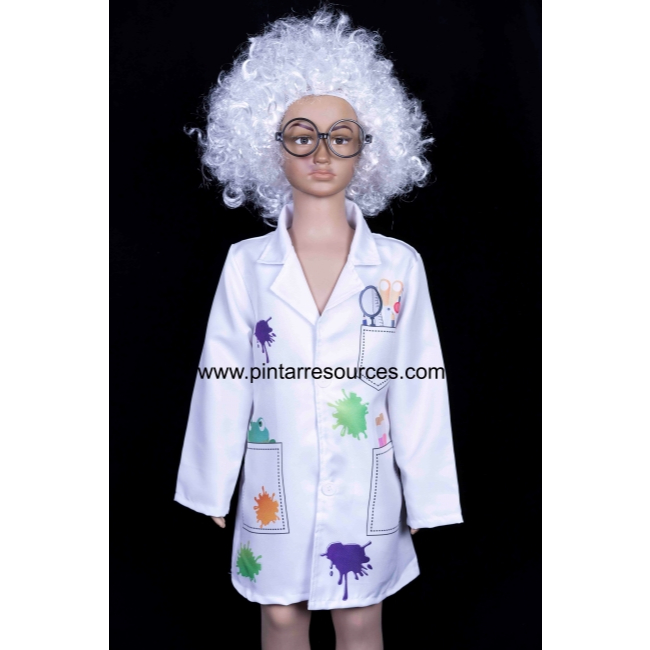 READY STOCK Cosplay Children Kids Scientist Occupation Costume Career ...