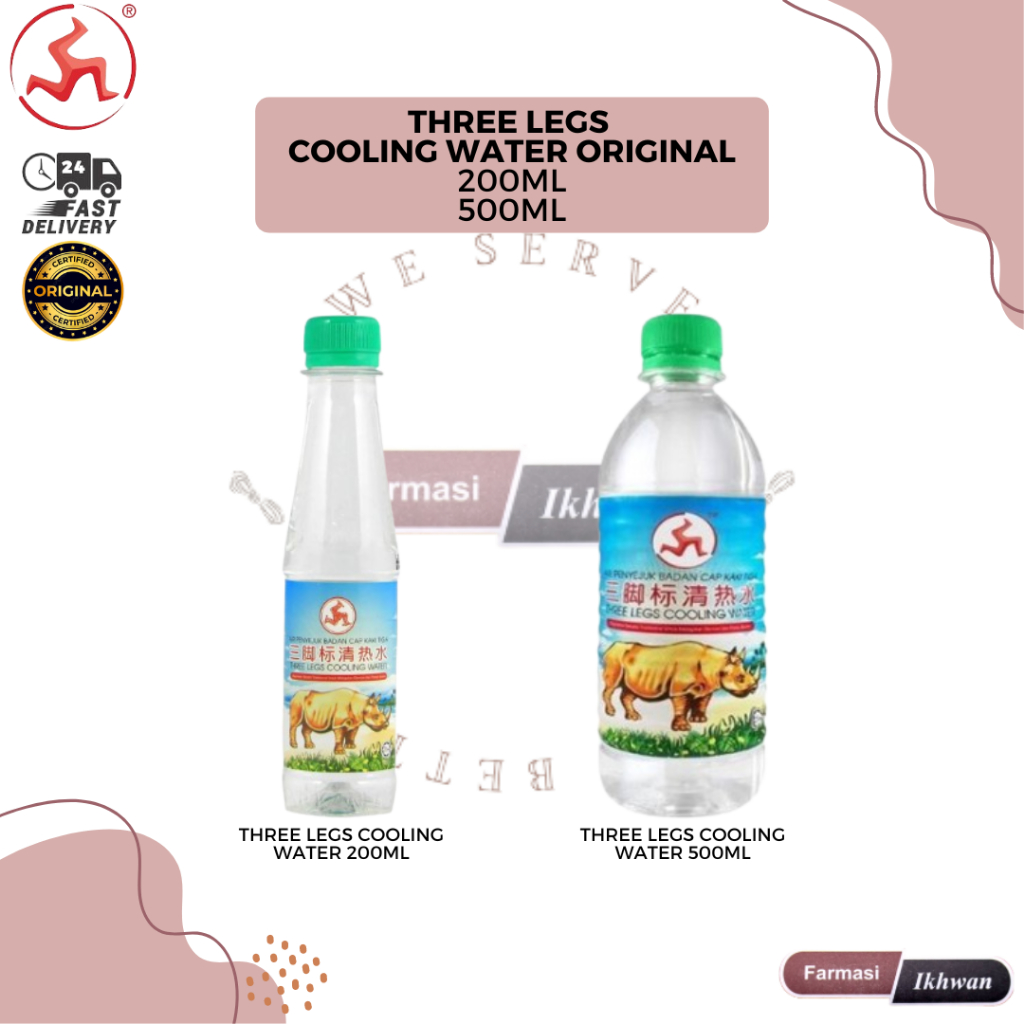 Three Legs Cooling Water Original 200ml / 500ml | Shopee Malaysia