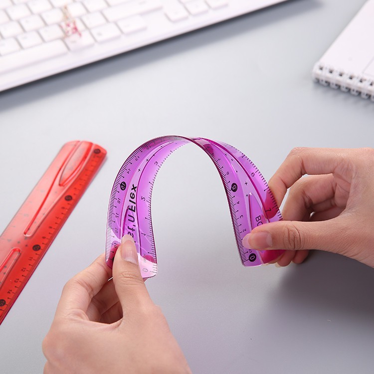 FLUORESCENT FLEXIBLE RULER 15cm / 30cm (2 TYPE CAN CHOOSE) | Shopee ...