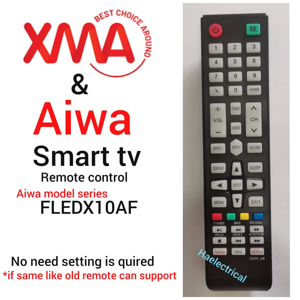 LED Smart TV Remote Control For XMA TV / AIWA TV (OEM) | Shopee Malaysia