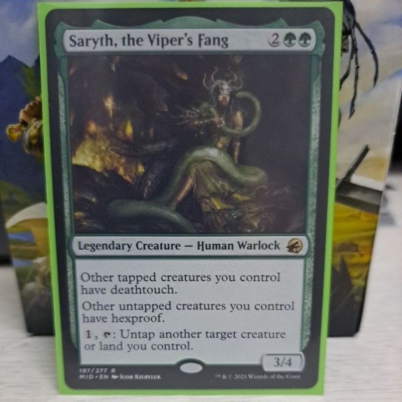 MTG Saryth, the Viper's Fang (MID)(Rare) | Shopee Malaysia