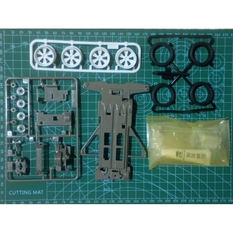FM Chassis Rz Mini 4wd + Gear Set+Rim&Tayar | Shopee Malaysia