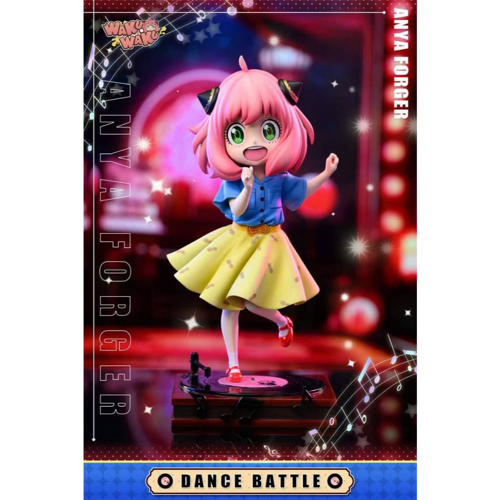 WakuWaku Studio - Dance Anya Forger Spy x Family Resin Statue GK Anime ...