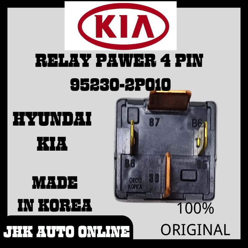 95230-2P010(4 PIN) RELAY POWER REGISTER 100% NEW ORIGINAL MADE IN KOREA ...