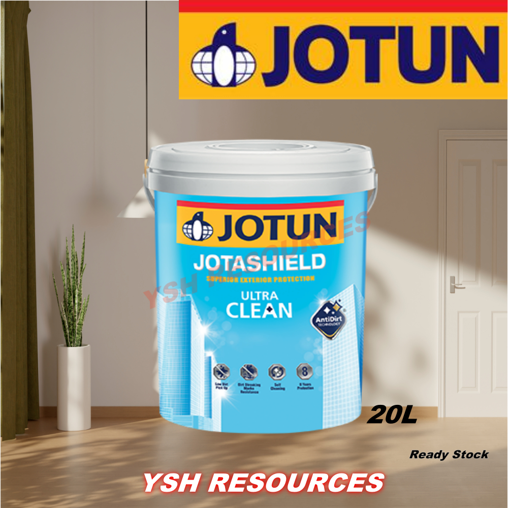 20L Jotun Jotashield Ultra Clean - Exterior Wall Paint / Cat Dinding ...